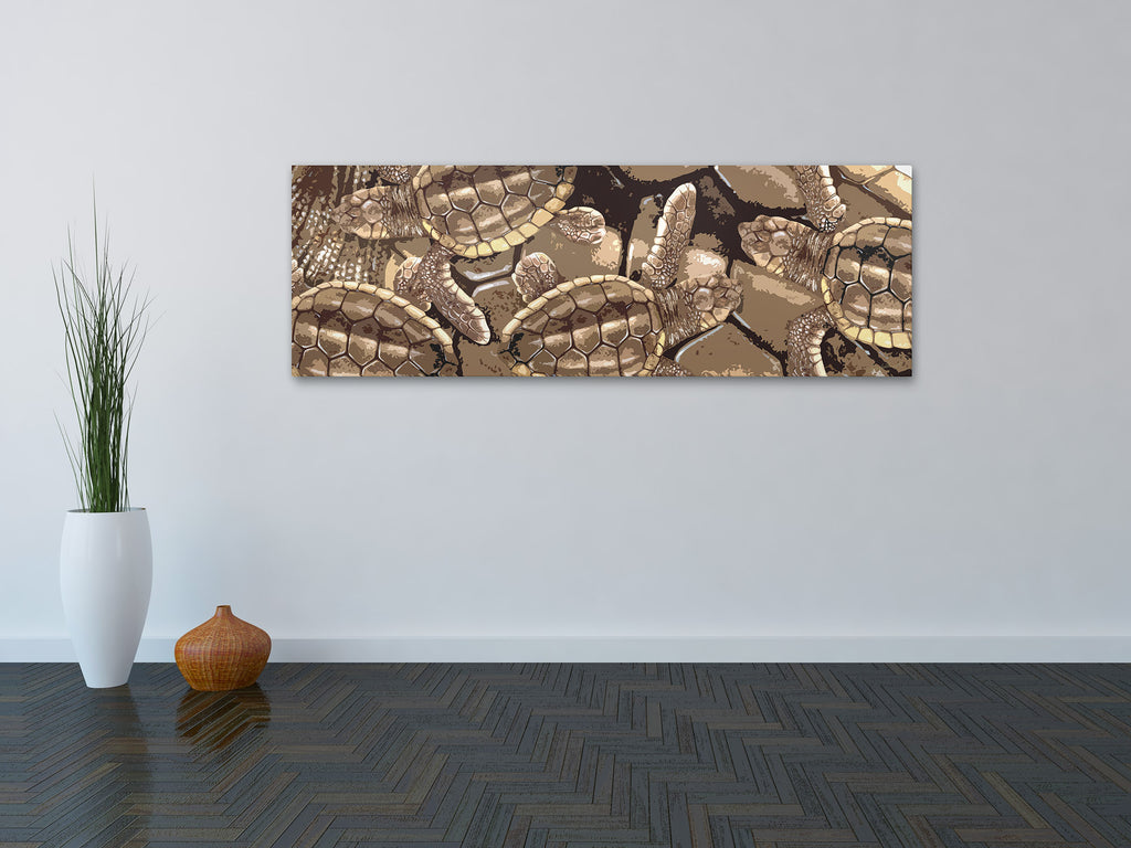 "Hatchling Loggerhead Sea Turtles" – Blue Ocean Art